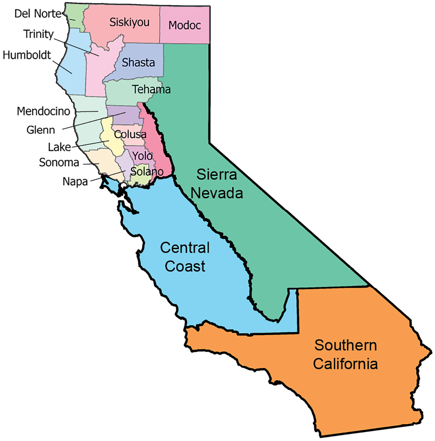 The Northern California Region - California Wildfire & Forest Resilience